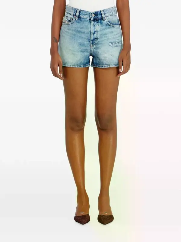DIESEL® Distressed Denim Shorts