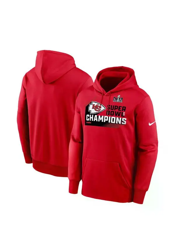 Nike Kansas City Chiefs Logo-print Hoodie