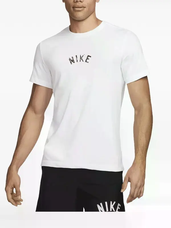 Nike Dri-fit Logo-print T-shirt - White