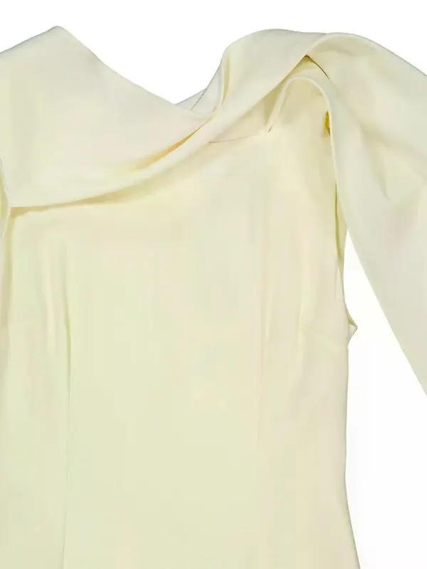 Roland Mouret Sash-detail Crepe-satin Midi Dress