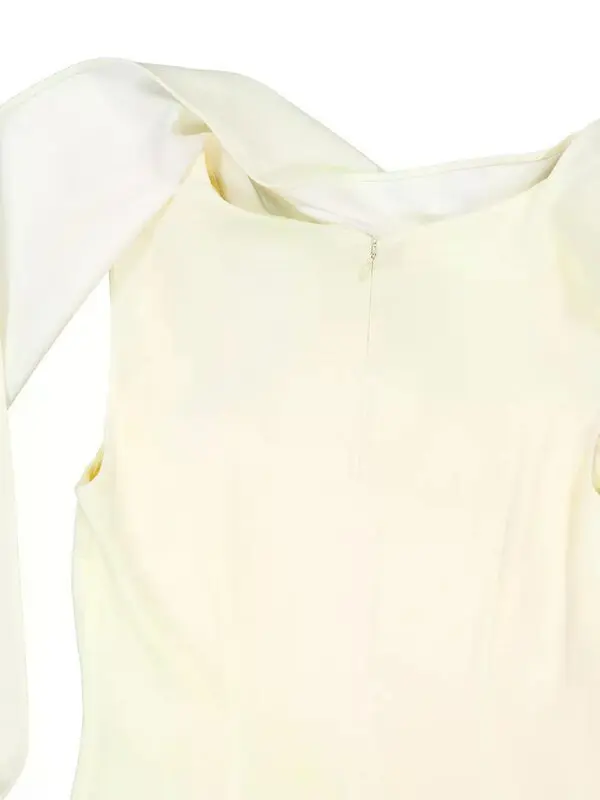 Roland Mouret Sash-detail Crepe-satin Midi Dress