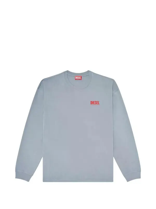 DIESEL® Logo-print Long-sleeve T-shirt