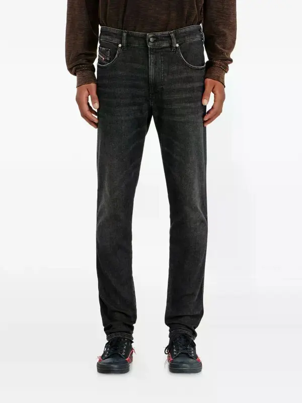 DIESEL® D-strukt Joggjeans® Slim-fit Jeans - Black