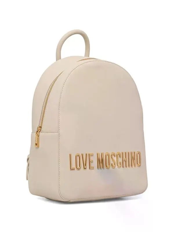 Moschino Logo Plaque Backpack