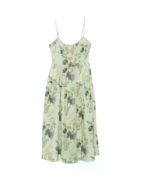 DÔEN Benoit Floral-print Midi Dress