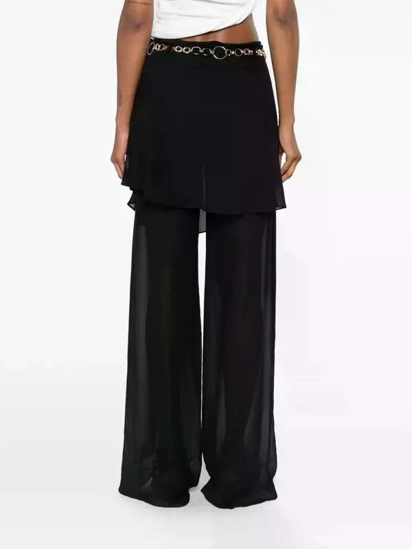 Christopher Esber Mirador Sarong Belted Palazzo Pants