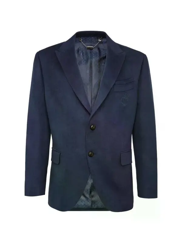 BILLIONAIRE Crest Single-breasted Blazer