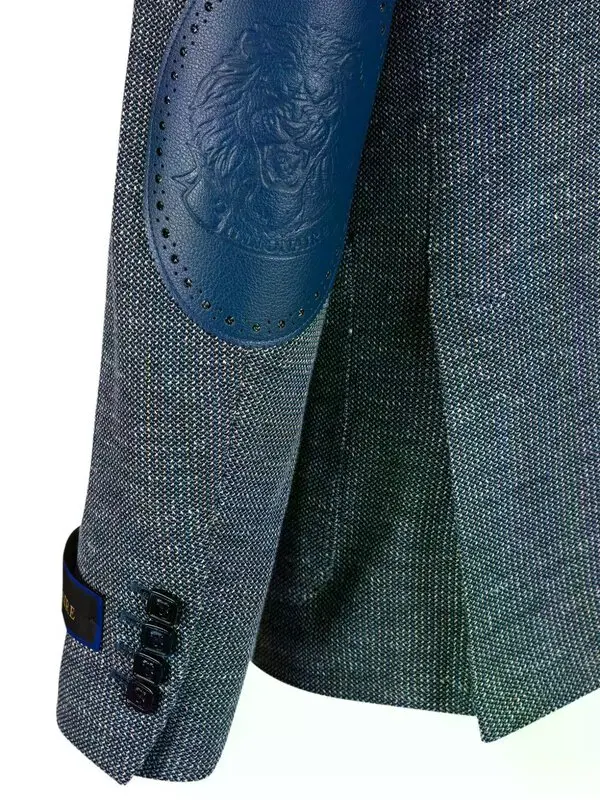 BILLIONAIRE Hack Lion-patch Blazer