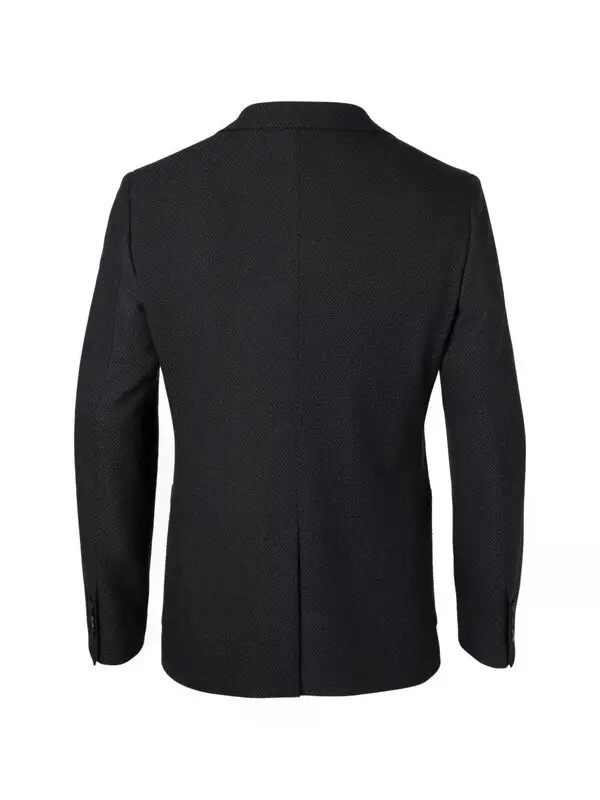 BILLIONAIRE Brent Logo-patch Single-breasted Blazer - Black