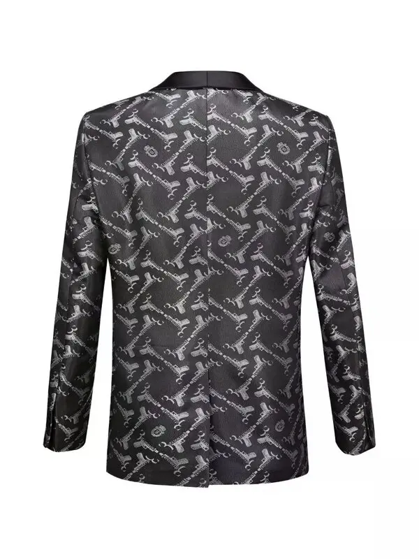 BILLIONAIRE Robin Jacquard-logo Blazer