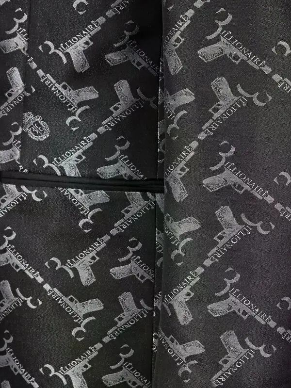 BILLIONAIRE Robin Jacquard-logo Blazer