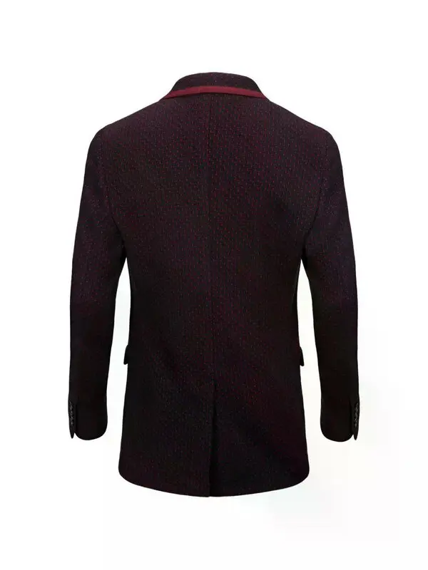 BILLIONAIRE Bob Logo-embroidered Shawl-lapel Blazer
