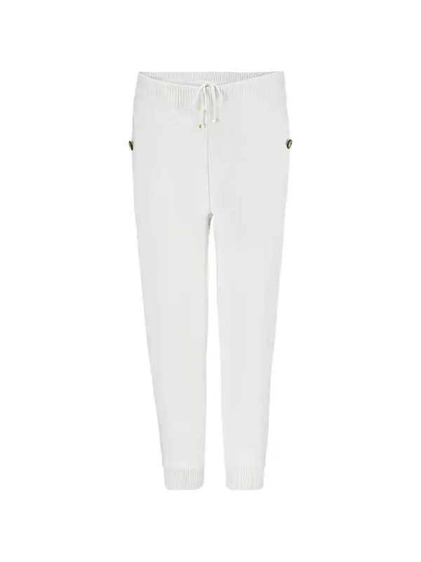 BILLIONAIRE Logo-detail Knit Track Pants - White