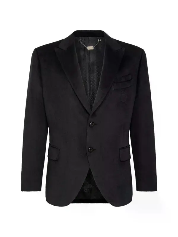 BILLIONAIRE Crest Velvet Blazer