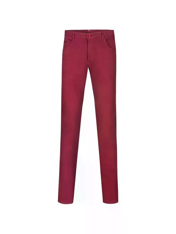 BILLIONAIRE Logo-embroidered Trousers - Red