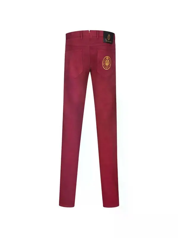 BILLIONAIRE Logo-embroidered Trousers