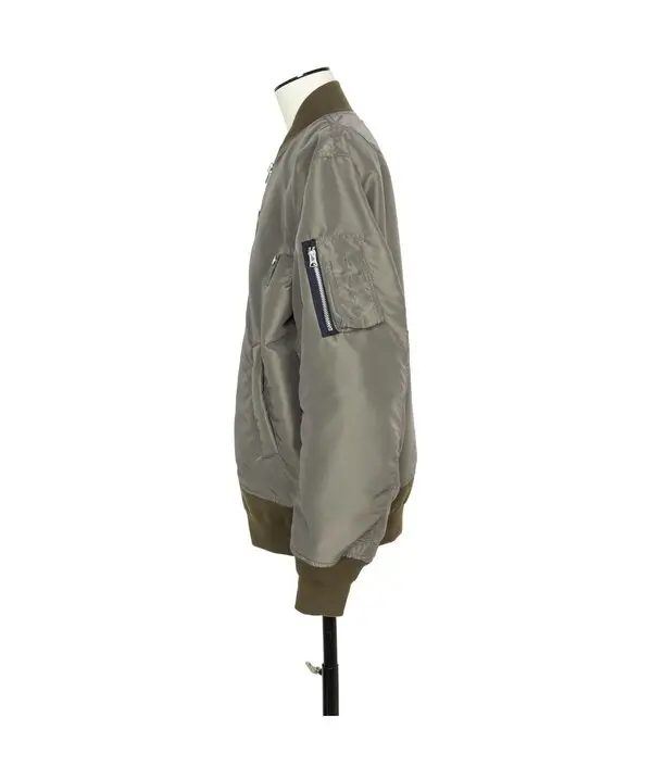 Sacai Zip-up Bomber Jacket - Gray