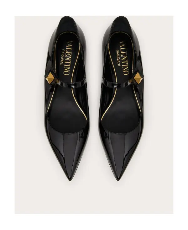 Valentino Garavani Rockstud Leather Ballerinas