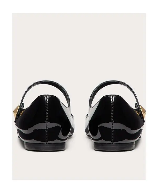 Valentino Garavani Rockstud Leather Ballerinas