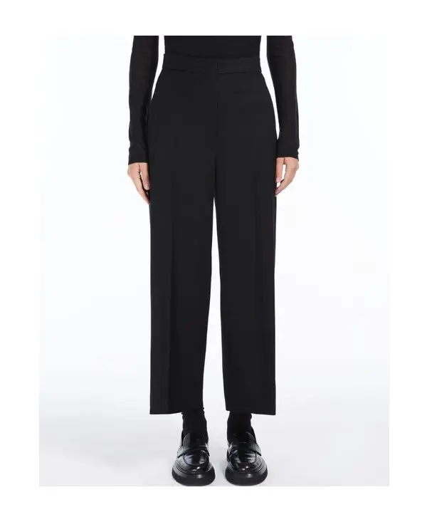 Max Mara Wool Casual Pants - Black
