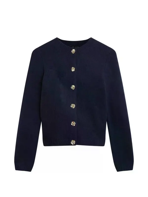 Ted Baker London Jaycey Rose-button Cardigan