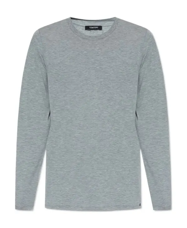TOM FORD Logo Patch Long-sleeved T-shirt