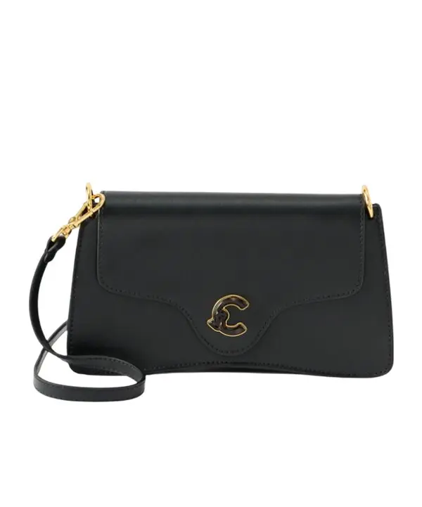 COCCINELLE C-me Logo Plaque Small Crossbody Bag