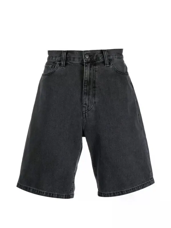 Carhartt Work In Progress Logo Patch Denim Shorts