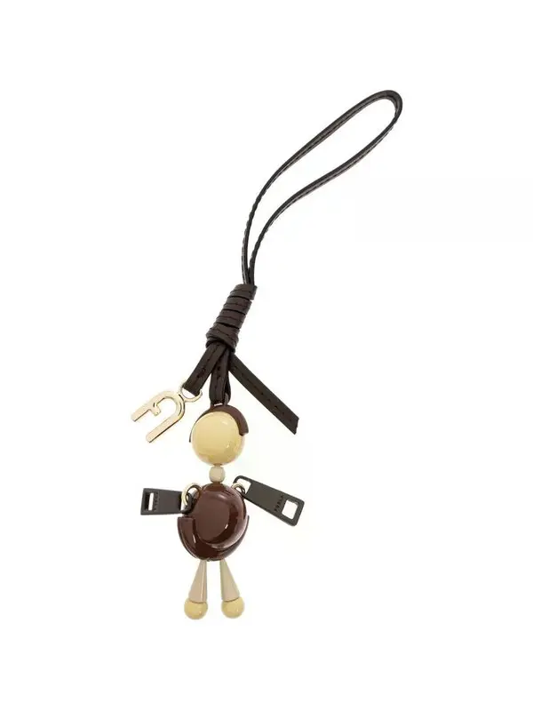 Furla Sfera Leather-strap Bag Charm