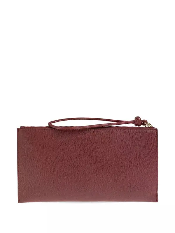 Furla Grained Leather Clutch Bag