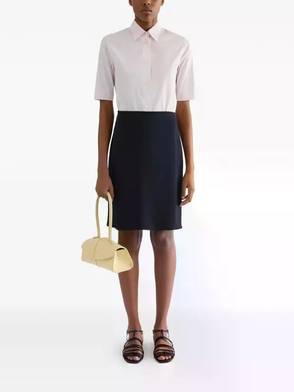 JIL SANDER A-line Mini Skirt - Blue