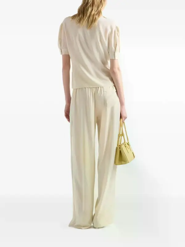 Prada Silk Marocain Pants