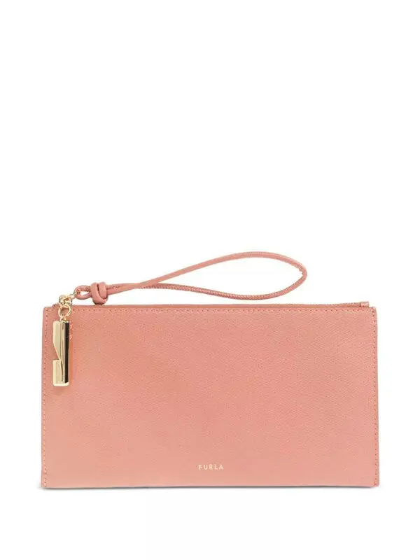 Furla Iride Leather Clutch Bag