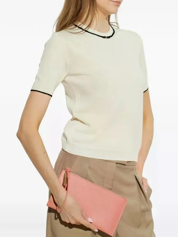 Furla Iride Leather Clutch Bag