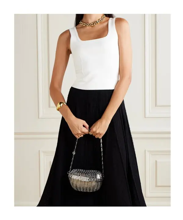 Simkhai Ramaina Square-neck Ribbed Tank Top
