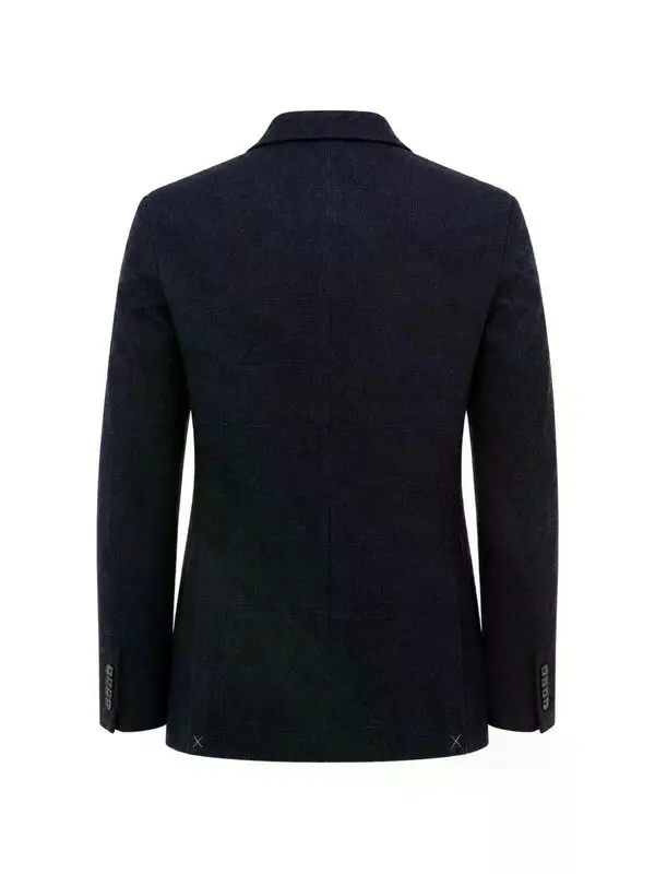 Corneliani Single-breasted Fuzzy-pattern Blazer