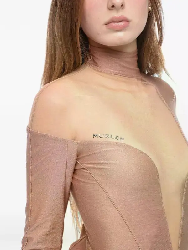 MUGLER Mesh Insert Bodysuit