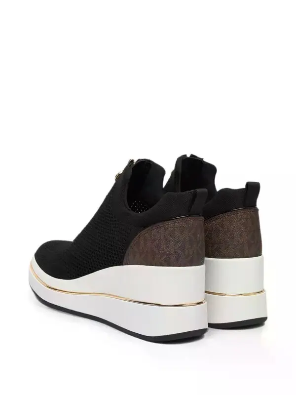 Michael Kors Emmy Zip-fastening Monogram Sneakers