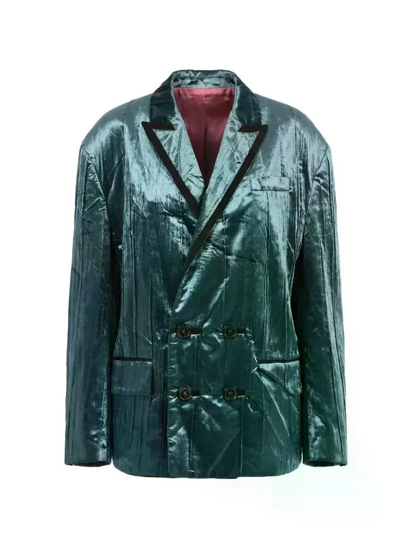 Dsquared2 Double-breasted Velour Blazer