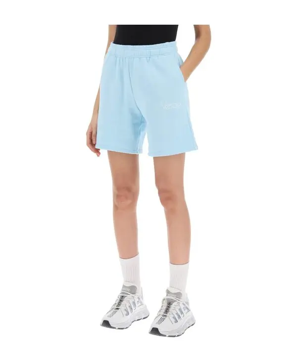 Versace 1978 Re-edition Logo Embroidered Sweatshorts