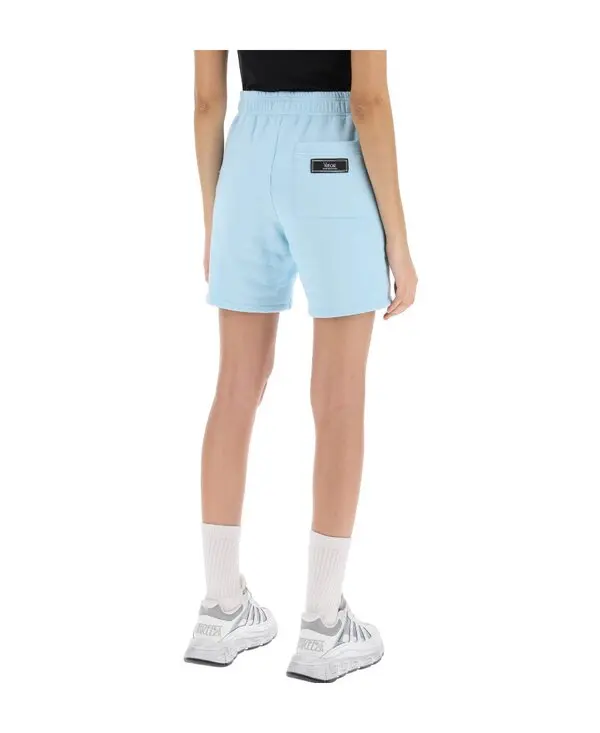 Versace 1978 Re-edition Logo Embroidered Sweatshorts