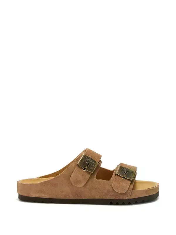 DR. SCHOLL'S SHOES Buckle-fastening Suede Sandals - Neutrals