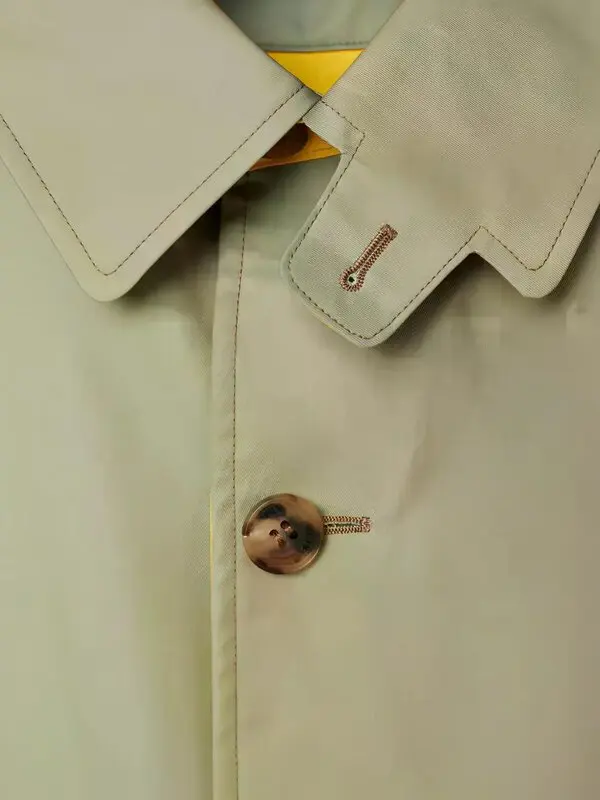 Comme Des Garçons Drop-shoulder Trench Coat