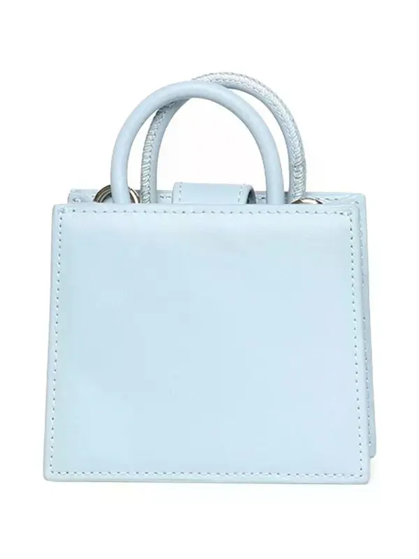 MC2 SAINT BARTH Mini Logo-plaque Leather Tote Bag