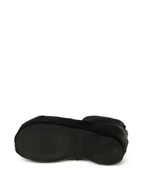 Marni Calf-hair Zip-fastening Ankle Boots