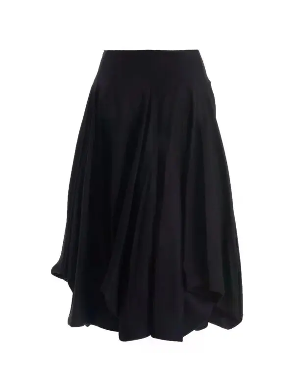 Yohji Yamamoto Panelled Balloon Mid Skirt