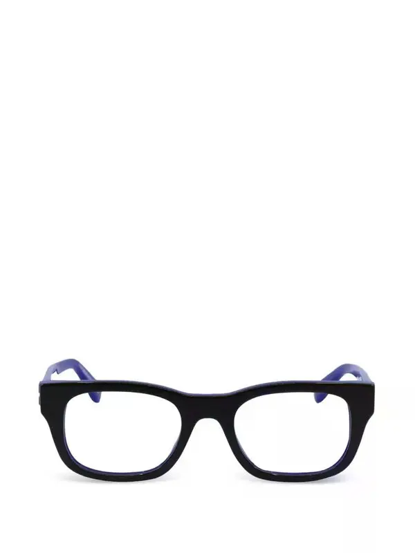 Off-White Arrows Motif Rectangle-frame Glasses - Black