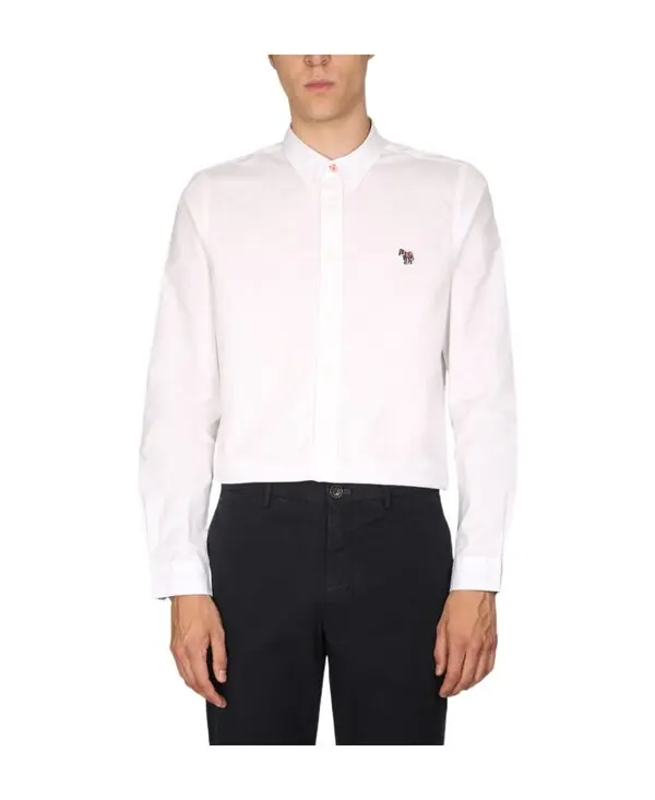 Paul Smith Zebra Patch Long-sleeved Shirt