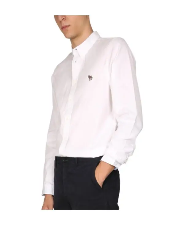 Paul Smith Zebra Patch Long-sleeved Shirt