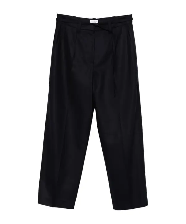 Brunello Cucinelli Pleated Wool Trousers